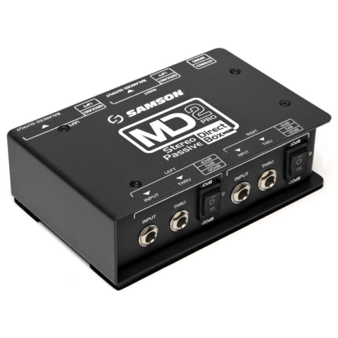 Samson MD2 Pro 2-channel Passive Instrument Direct Box | Musiekwêreld